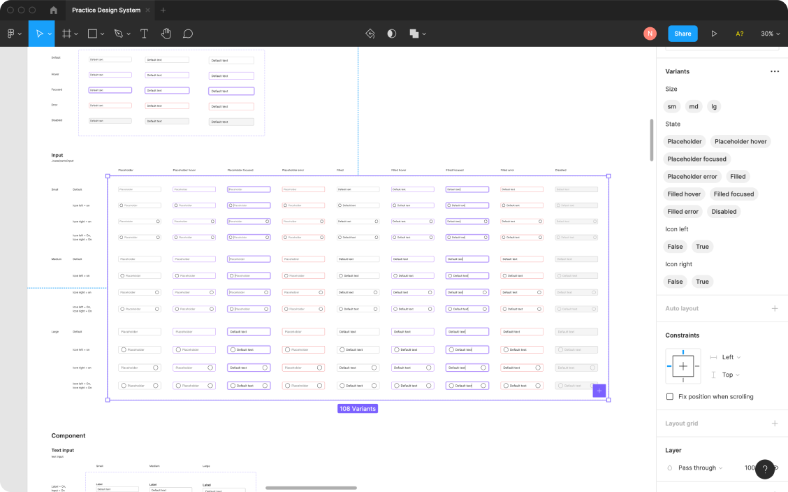 Practice — Design System For Figma