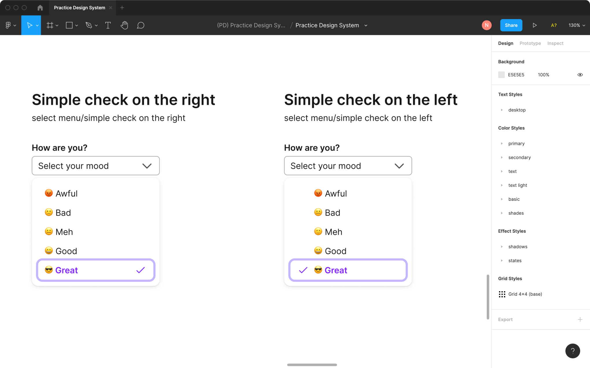 Practice — Design System For Figma